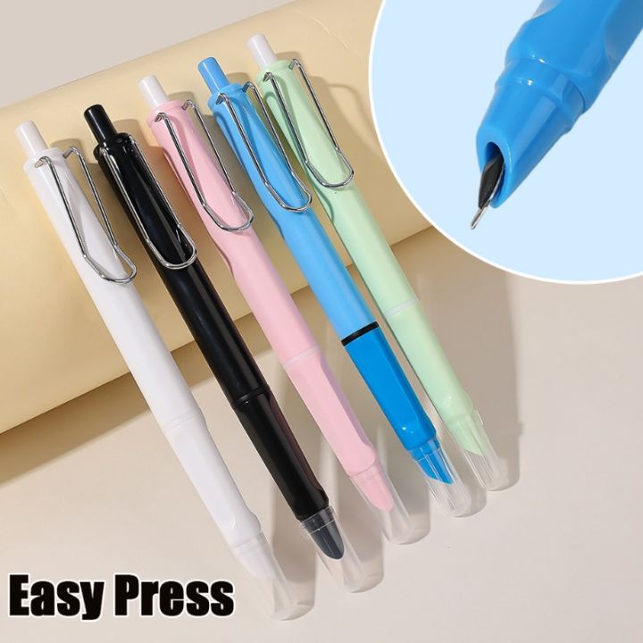 New Automatic Retractable Fountain Pen Candy Color Pens Etractable ...