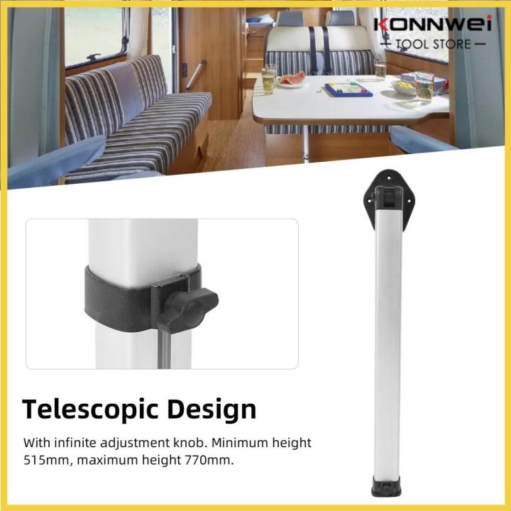 RV Telescopic Table Leg RV Folding Table Legs Aluminum Alloy 20.3-30 ...