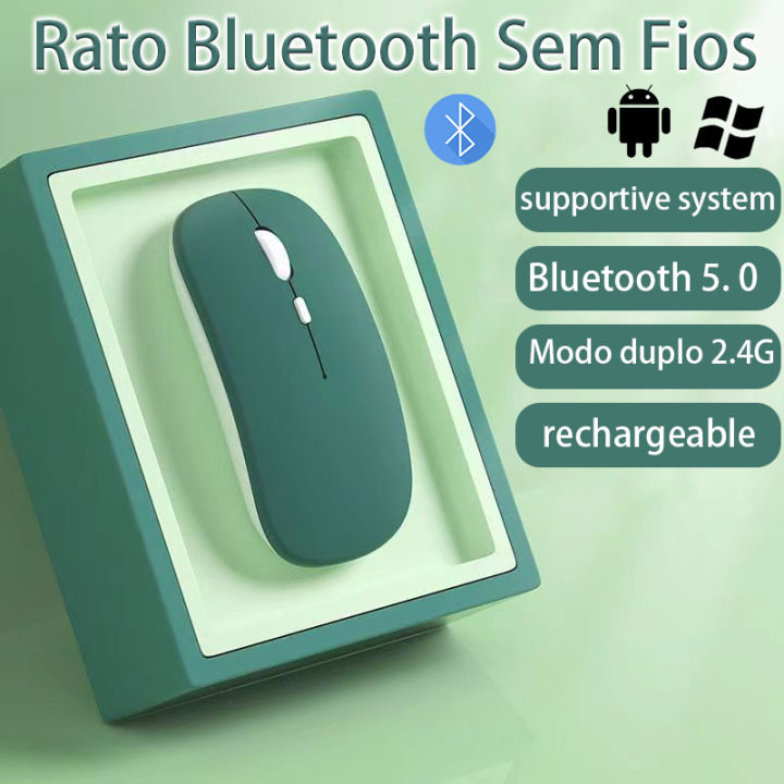 Wireless Bluetooth Mouse For iPad/macbook laptop Bluetooth Mouse 2.4GHz ...