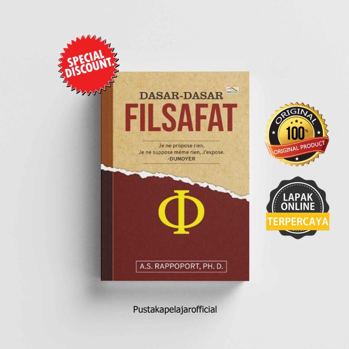 BUKU ORIGINAL Dasar-Dasar Filsafat / A. S. Rappoport, PH. D. / INDOLITERASI | Lazada Indonesia