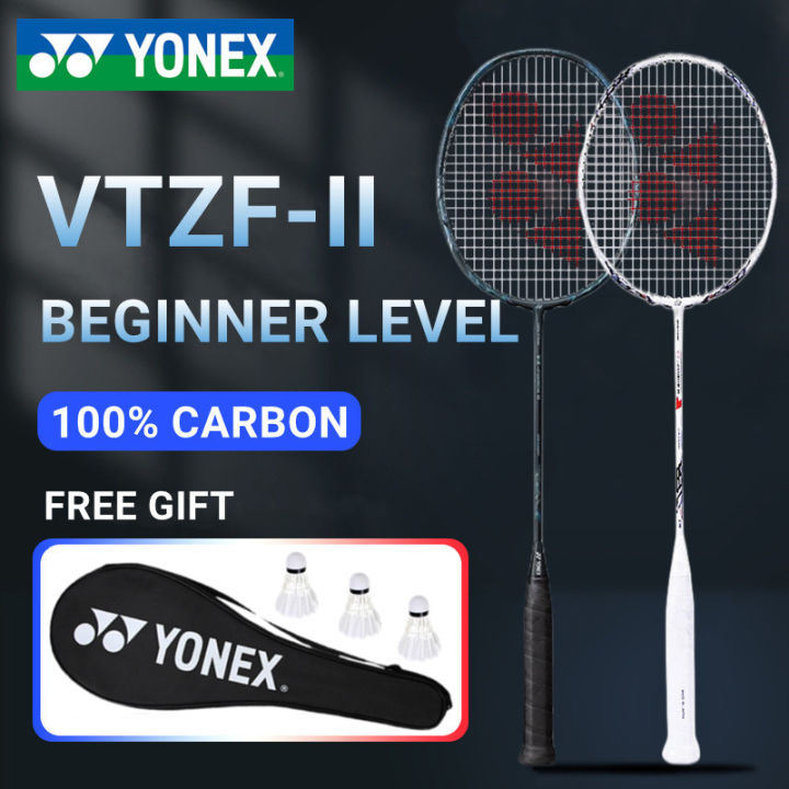 YONEX Single Badminton Racket VTZF-II 4U Full Carbon 20-26Lbs Suitable for Beginner | Lazada PH