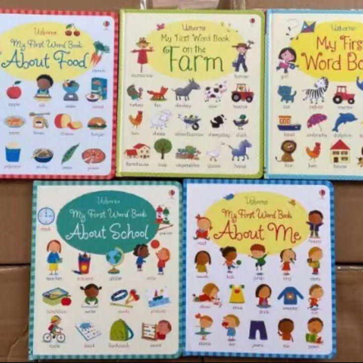 พร้อมส่ง Usborne My First Word Book 5 แบบ หนังสือภาษาอังกฤษ Englishbook ...