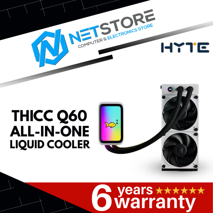 HYTE THICC Q60 All-In-One Liquid Cooler - FAN-HYTE-Q60-BW | Lazada