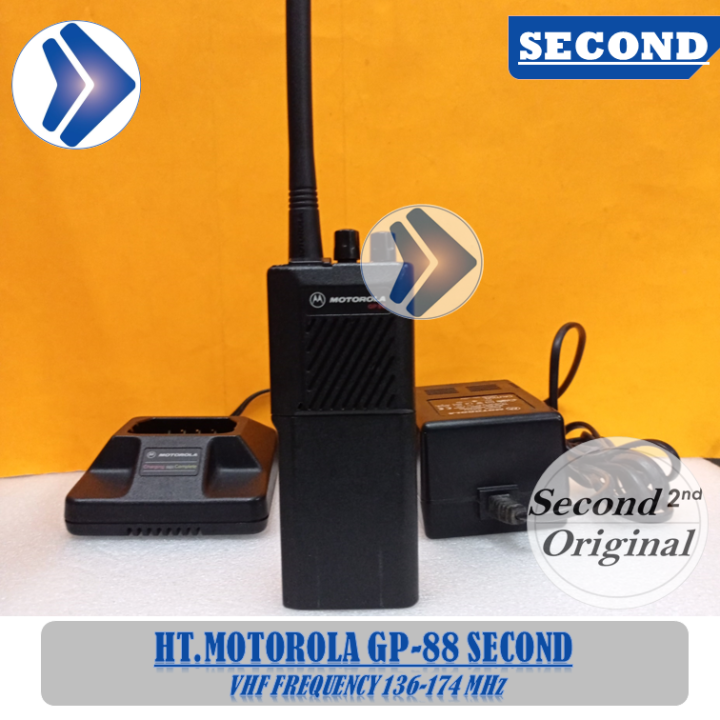 HT MOTOROLA GP88 VHF SECOND BEKAS ORIGINAL | Lazada Indonesia