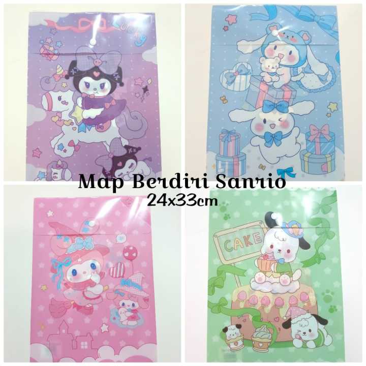 MAP KANCING KARAKTER LUCU MAP VERTIKAL MAP DOKUMEN FILE LUCU UKURAN ...