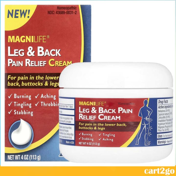 MagniLife Leg & Back Pain Relief Cream 113g | Lazada PH