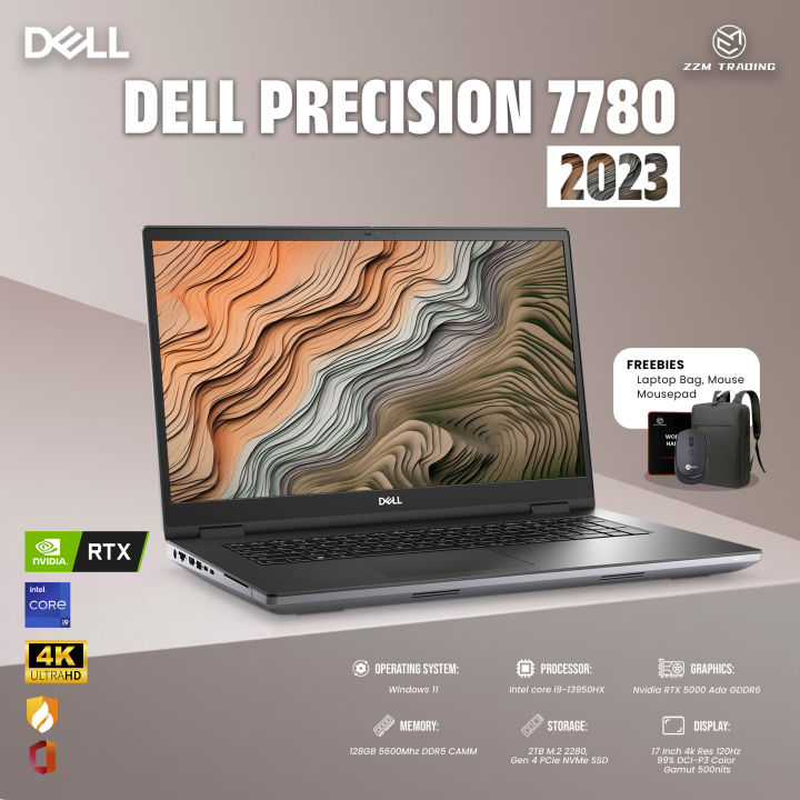 PRE ORDER Dell Precision 7780 2023 core i9 17 Inch 4k 120Hz 500nits RTX ...