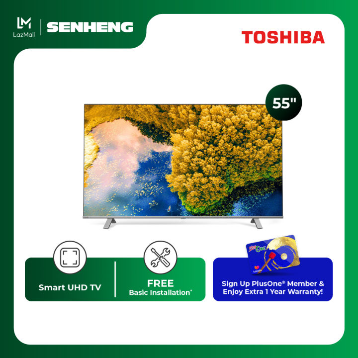 Toshiba 55-inch E330L Smart UHD TV | Lazada