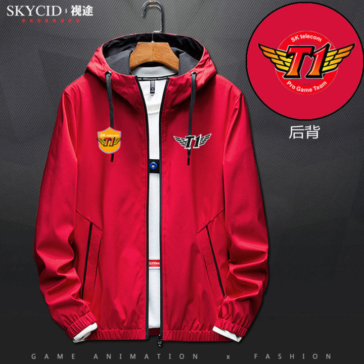 S10 League of Legends SKT T1 team uniforms in spring and autumn, casual ...