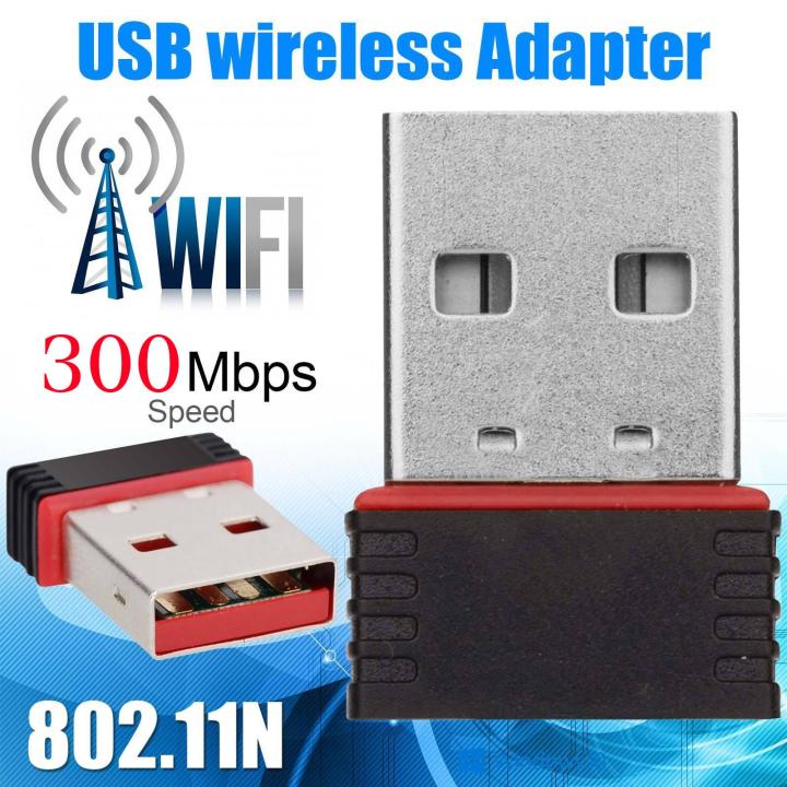 ใหม่ล่าสุด! Nano USB 2.0 Wireless Wifi Adapter 802.11N 300Mbps ตัวรับ ...