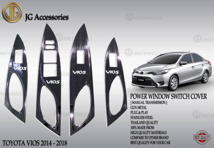 TOYOTA VIOS 2014 2015 2016 2017 2018 MANUAL TRANSMISSION POWER WINDOW ...