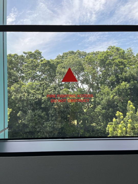 Fire Fighting Access Signage. Fire Safety Regulation Decal, Safety ...