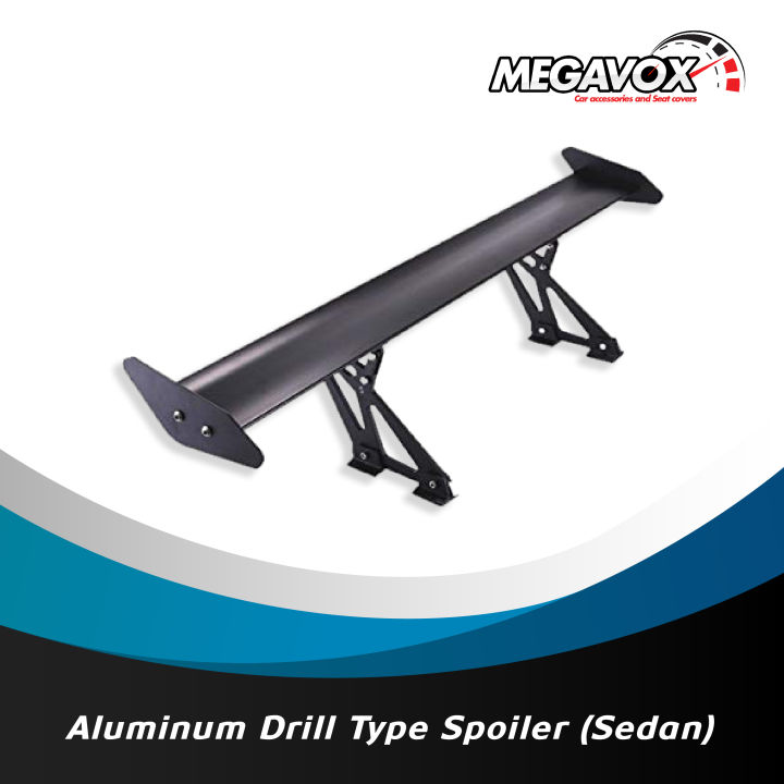 Universal Sedan Aluminum Drill Type Single Blade Spoiler | Lazada PH