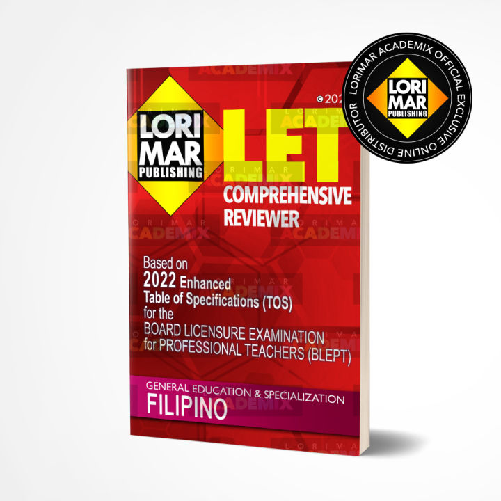 LET Reviewer - Filipino 2024 - General Education | Lazada PH