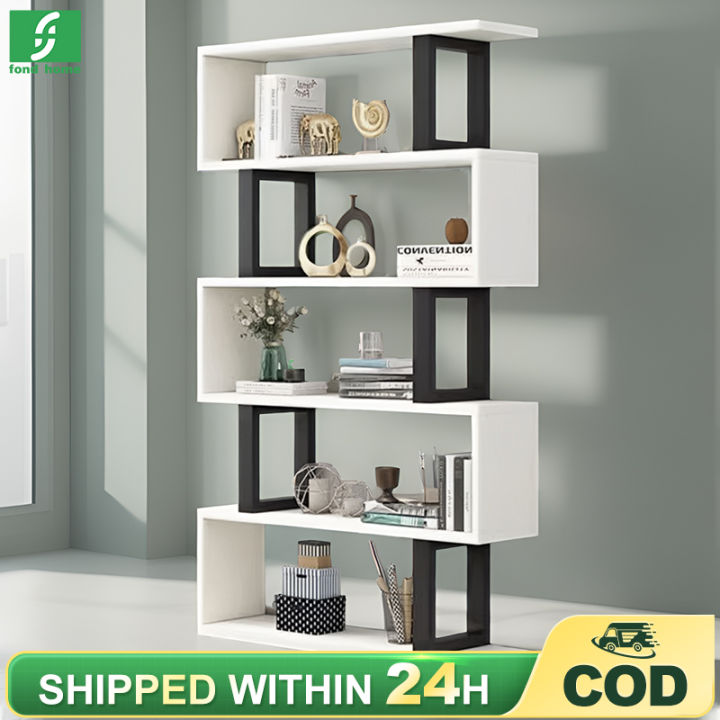 Wooden Book Shelf Corner Book Rack Multi-Layer Corner Storage Rack For ...