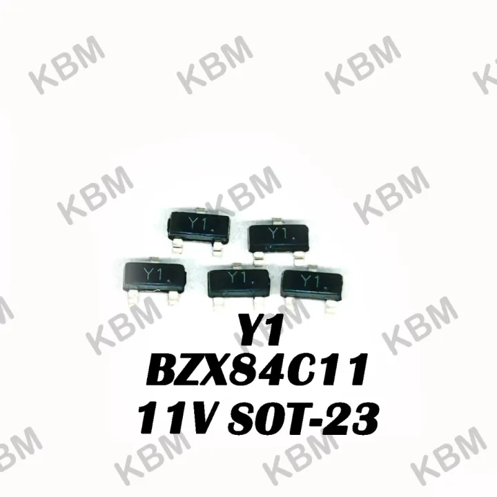 Zener Diode BZX84C11 Y1 11V BZX84C12 Y2 12V BZX84C13 Y3 13V BZX84C15 Y4 ...