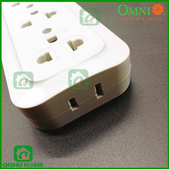 OMNI Surface Convenience Outlet with Ground (3 Gang) 10A 250V~ WSG-003 ...