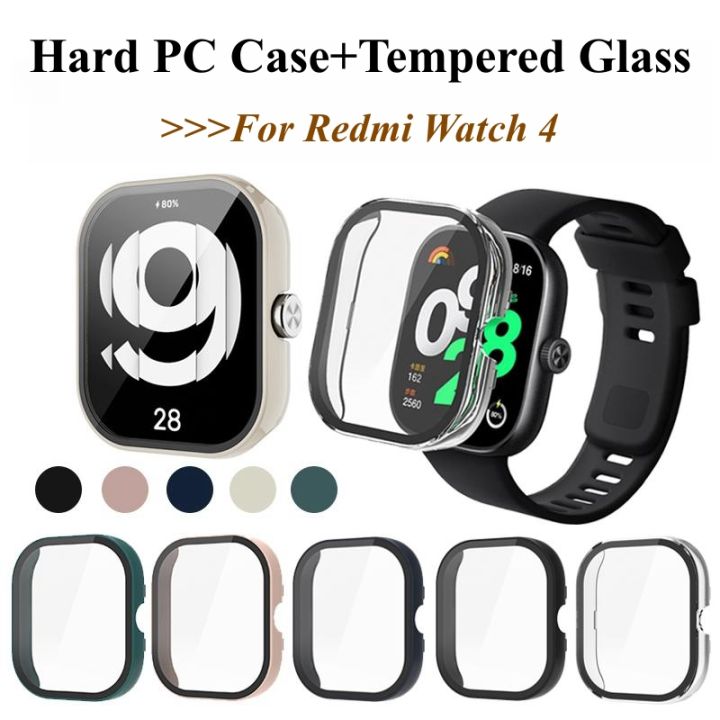 Hard PC Case Glass for Redmi Watch 4 Full Coverage Drop-proof ...