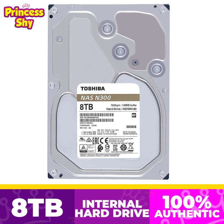 Toshiba N300 8TB NAS Hard Drive Network Attached Storage | Lazada PH