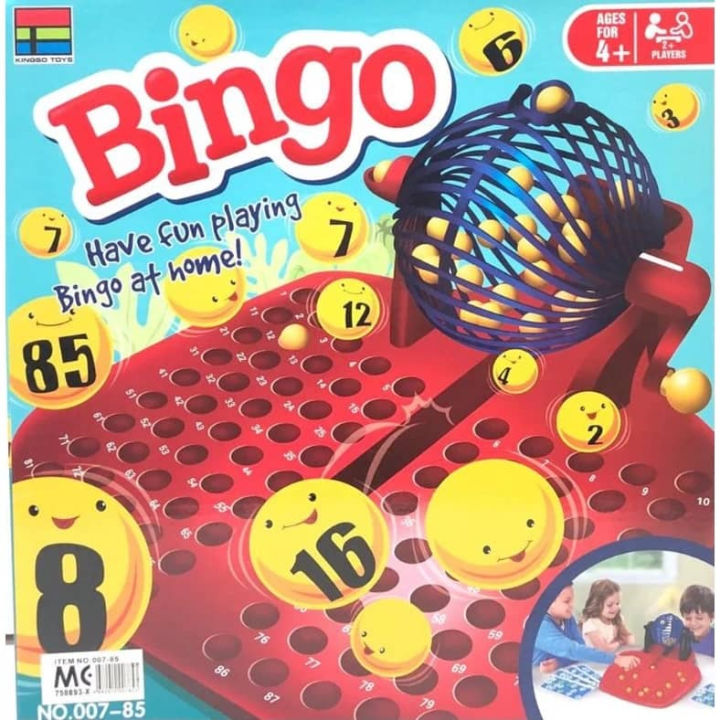 FAMILY BOARD GAMES BINGO SET / BINGO SET GAME WITH 90 NUMBERS & 46 ...