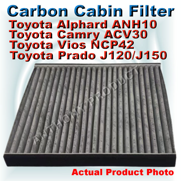 Toyota Alphard ANH10, Camry ACV30, Carbon Cabin Air Filter (1set ...