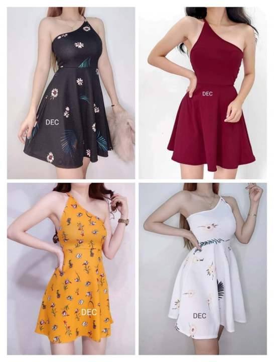 Nathalia One Sided Halter Dress | Lazada PH