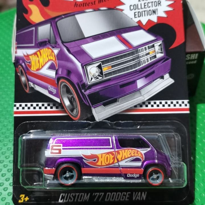 Hot Wheels CUSTOM 77 DODGE VAN Collector edition 2020 | Lazada Indonesia