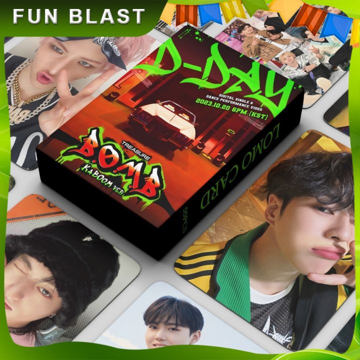 TREASURE Photocards HELLO THE SECOND STEP : CHAPTER ONE Album LOMO Card ...