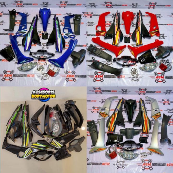BODY HALUS DAN KASAR FULL SET HONDA SUPRA FIT LAMA TAHUN 2001 2002 2003 ...