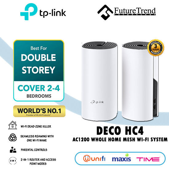 TPLink Deco HC4 (2-Pack) AC1200 Whole Home Mesh Wi-Fi System | Lazada