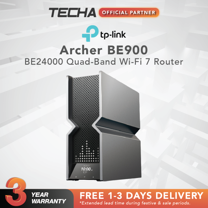 TP-Link Archer BE900 | BE24000 Quad-Band Wi-Fi 7 Router | Lazada Singapore