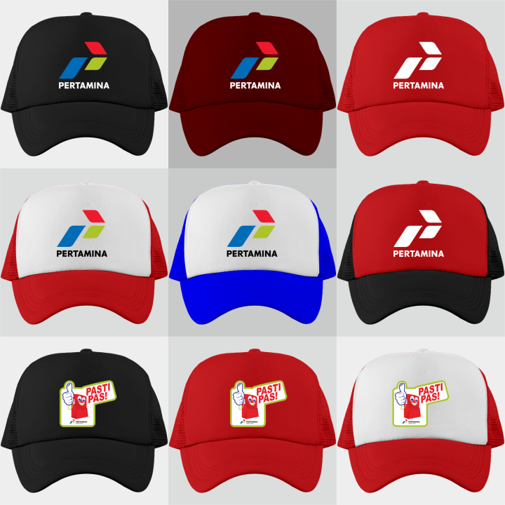 Topi Pertamina - Topi Trucker Pertamina - Topi Pertamina | Lazada Indonesia
