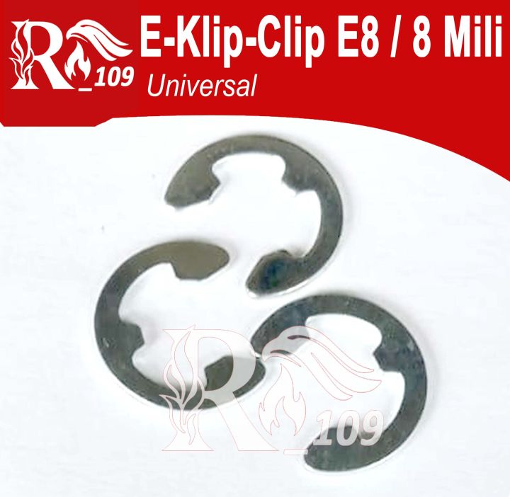 Paket 4 Snap Ring /Circlip/Ring-Clip-Klip-Pengunci-Retaining E-8-/E8/Klip E-8 KLIP 8 mm | Lazada ...