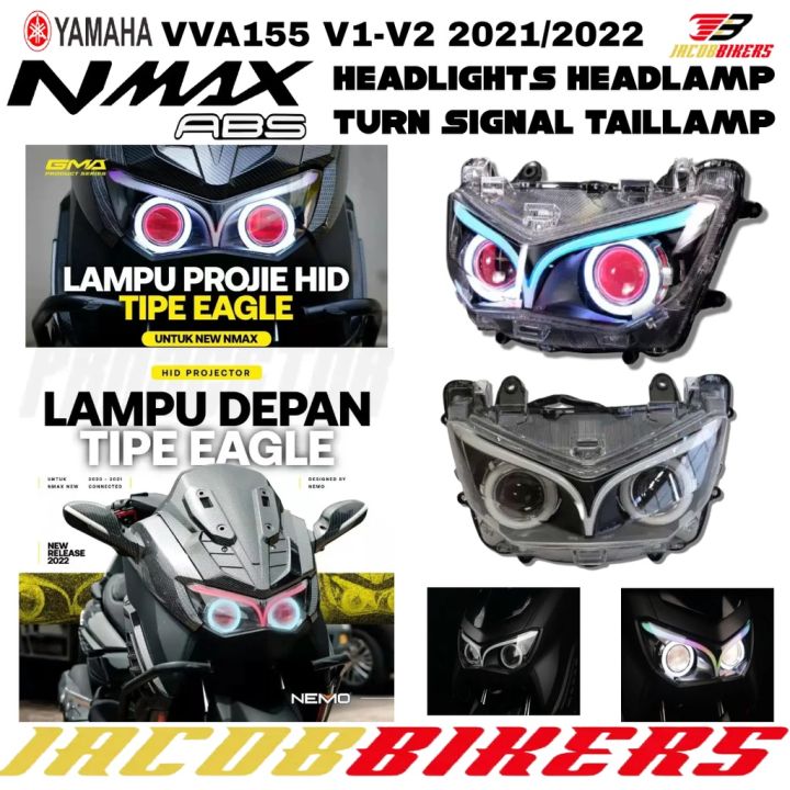 YAMAHA NMAX 155 VVA V1/V2 2020-2022 ORIGINAL JPA HID Projector Projie ...