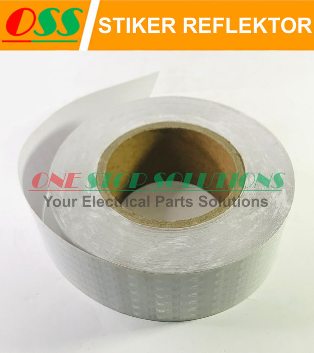 STIKER REFLEKTOR / SCOTLIGHT / PEMANTUL CAHAYA SYARAT KEUR DISHUB WARNA ...