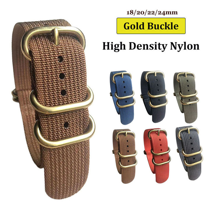 NATO Strap ZULU Nylon Watch Strap Canvas Band 18mm 20mm 22mm 24mm ...