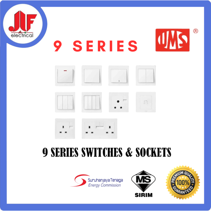 [SIRIM APPROVED] UMS 9 SERIES SWITCHES & SOCKETS | Lazada
