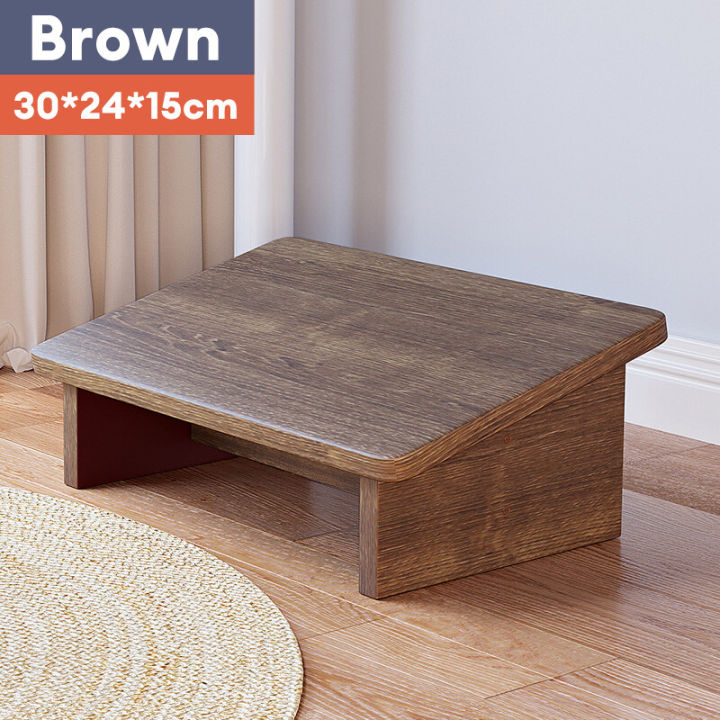 Footrest Stool Burr-free Comfortable Ergonomic Design Solid Wood ...