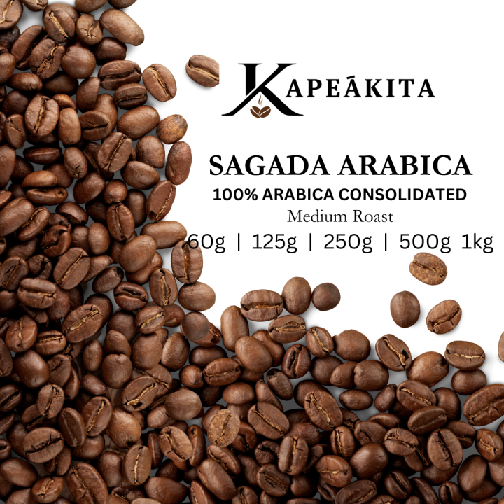 Sagada Arabica Medium Roast | COFFEE BEANS | 1kg | 500g | 250g | 125g | 60g | Lazada PH