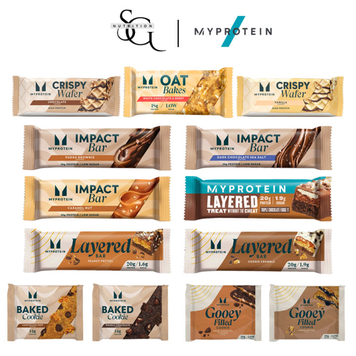 【Clearance/Cheapest】MyProtein Protein Bars - Impact Bar, Layered Bar ...