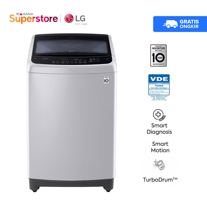 LG Mesin Cuci Automatic Top Loading 8 Kg - T2108NT1W | Lazada Indonesia