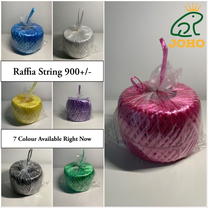 Raffia String / Plastic String / Rope / Tali Rafia Plastik - 900g+\- (7 ...