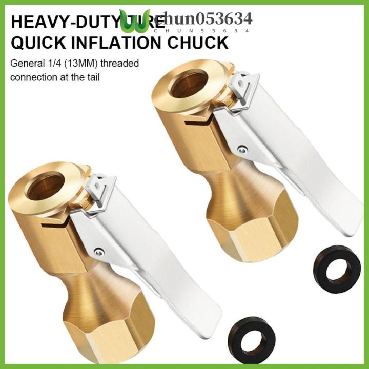 CHUN053634 Deflated Tire Inflatable Nozzle Portable 1/4 NPT Tire ...