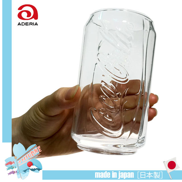 ADERIA glass Coca-Cola แก้วคุณภาพสูงลายกระป๋องโค้ก แยกขาย 1 ใบ ผลิตจากญี่ปุ่น | Lazada.co.th