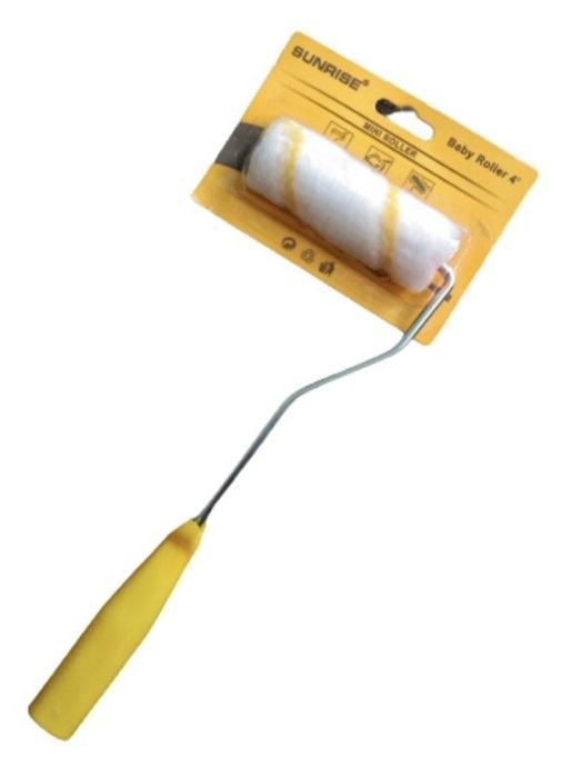 Paint Roller Mini 4inch/Baby Roller 4inch - Cotton/Foam with Handle ...