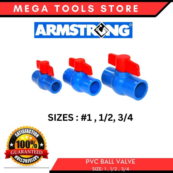 PVC BALL VALVE (SIZE : #1 . 1/2 , 3/4 ) | Lazada PH