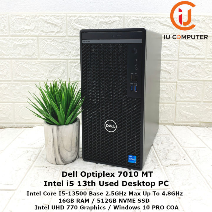 Dell Optiplex 7010 Mt Intel Core I5 13500 16gb Ram 512gb Nvme Ssd Used