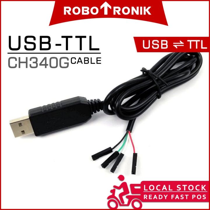 USB to TTL Serial Cable (TX/RX) Converter (Programmer) | Lazada