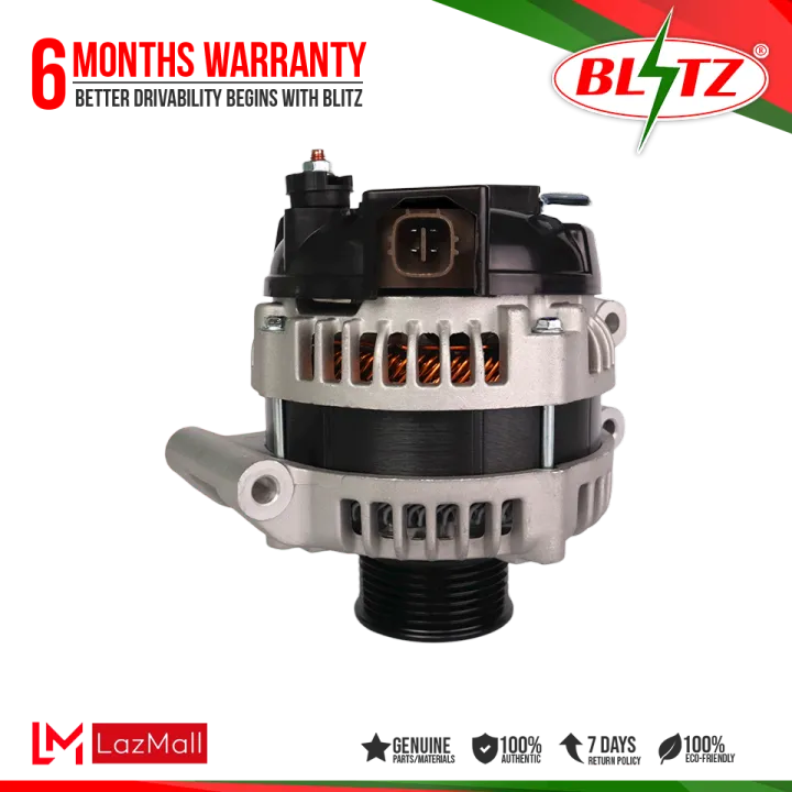 HONDA CRV 2.0 12V / 100A 7 PULLEY 2012 - 2017 BLITZ ALTERNATOR ASSEMBLY 6 MONTHS WARRANTY ...