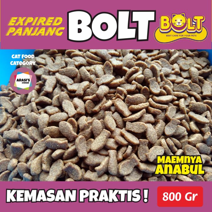 Makanan Kucing Bolt Tuna Salmon 800gr | Lazada Indonesia